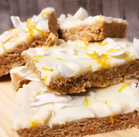 Zesty Lemon Oat Slice Recipe | Harraways Oats